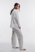 White Satin Pajamas – Luxury Women’s 2-Piece Sleepwear Set – HEYMIMISISTERS