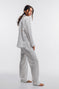 White Satin Pajamas – Luxury Women’s 2-Piece Sleepwear Set – HEYMIMISISTERS